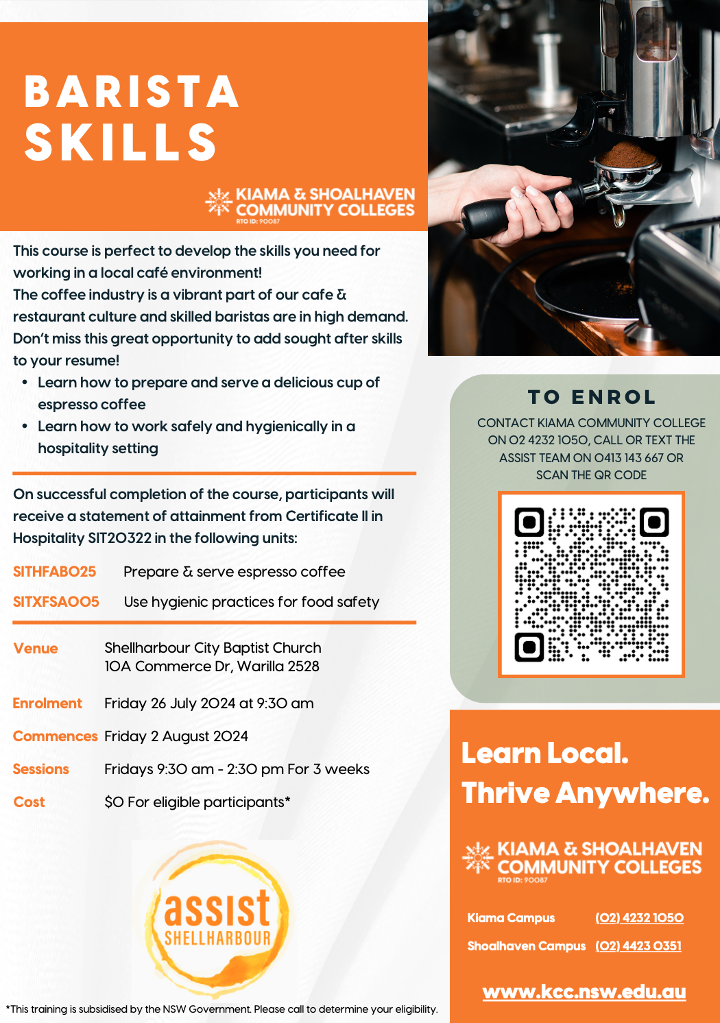 Training – Assist Shellharbour